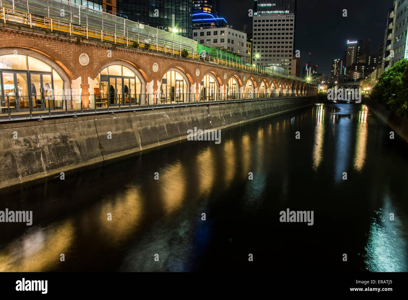 mAAch ecute Manseibashi and Kanda River,Akihabara,Tokyo,Japan Stock ...