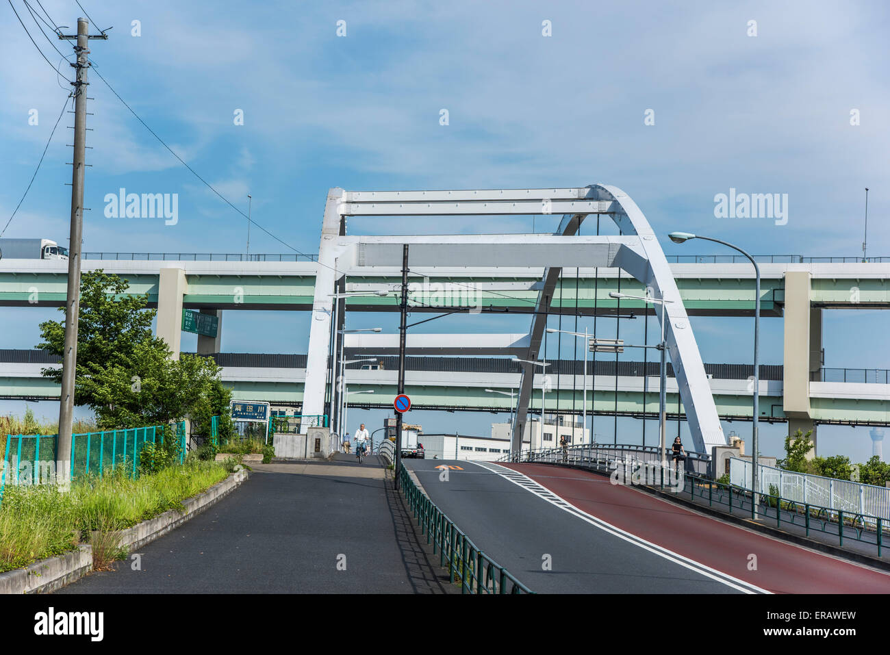 Toyoshimabashi Bridge,Sumida River,Tokyo,Japan Stock Photo - Alamy