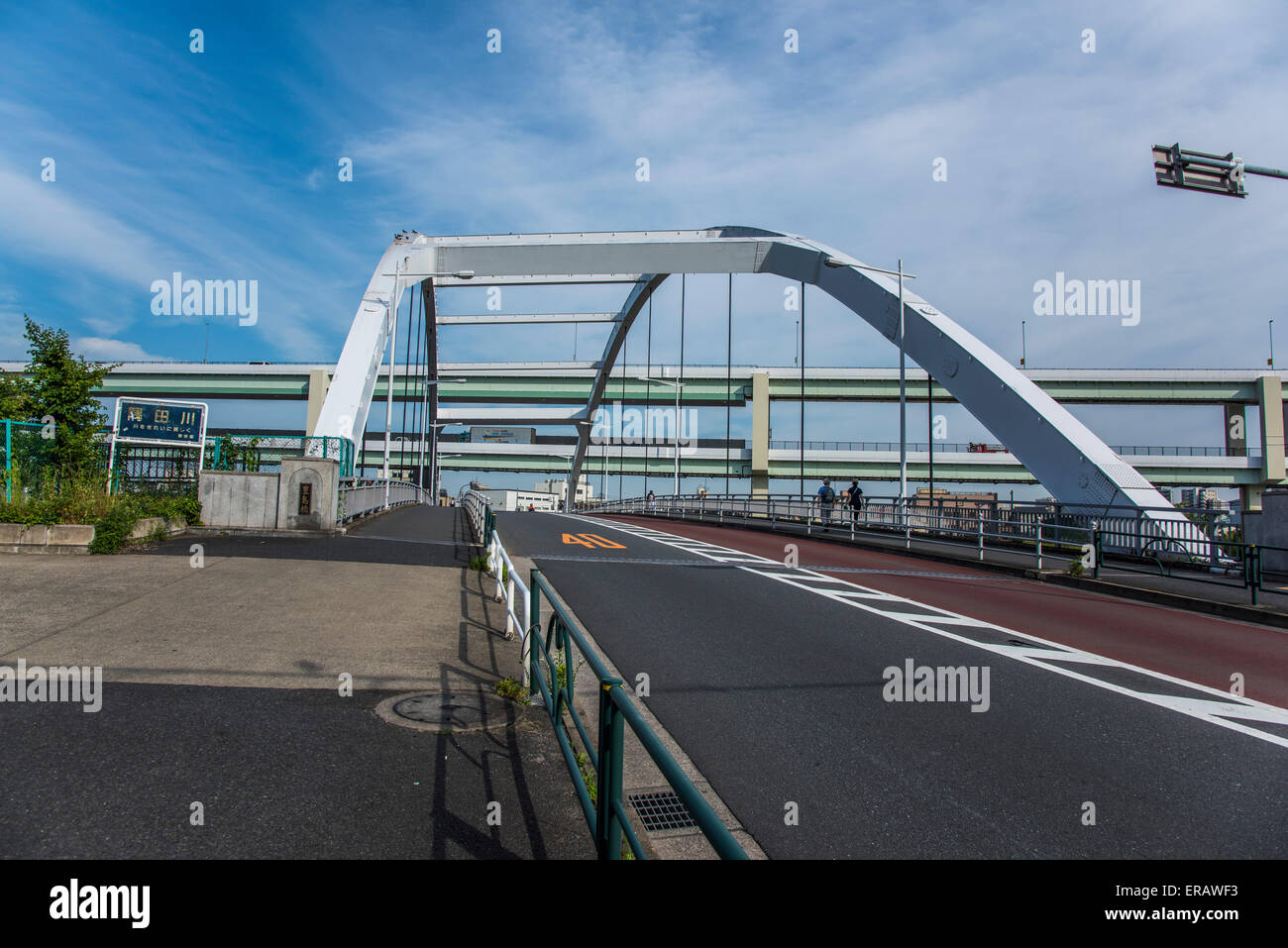 Toyoshimabashi Bridge,Sumida River,Tokyo,Japan Stock Photo - Alamy