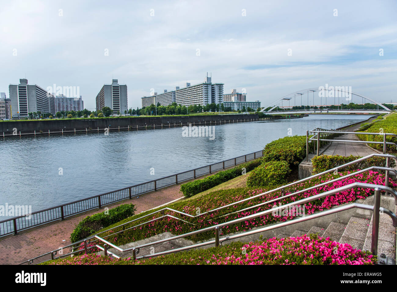 Toyoshimabashi Bridge,Sumida River,Tokyo,Japan Stock Photo - Alamy