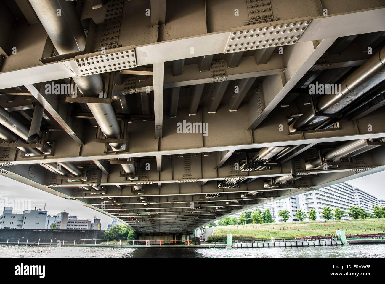 Toyoshimabashi Bridge,Sumida River,Tokyo,Japan Stock Photo - Alamy