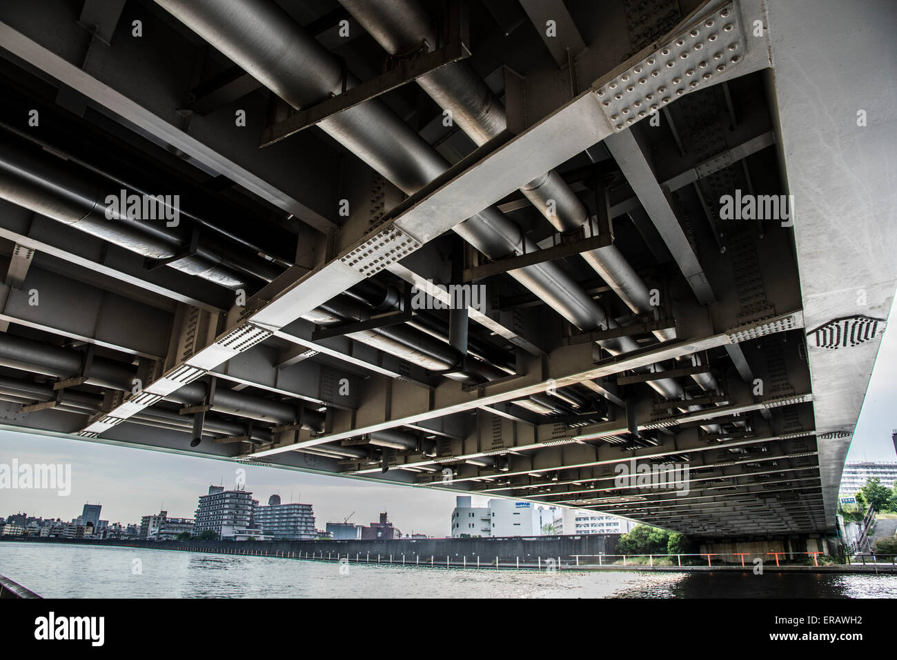 Toyoshimabashi Bridge,Sumida River,Tokyo,Japan Stock Photo - Alamy