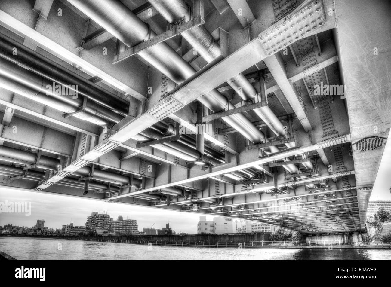 Toyoshimabashi Bridge,Sumida River,Tokyo,Japan Stock Photo - Alamy