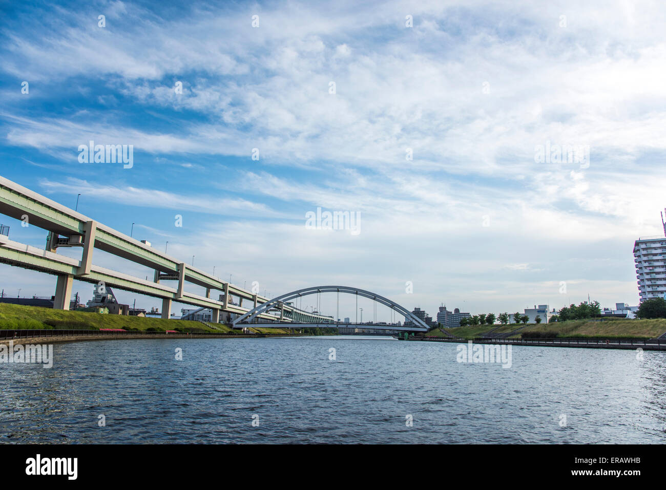 Toyoshimabashi Bridge,Sumida River,Tokyo,Japan Stock Photo - Alamy
