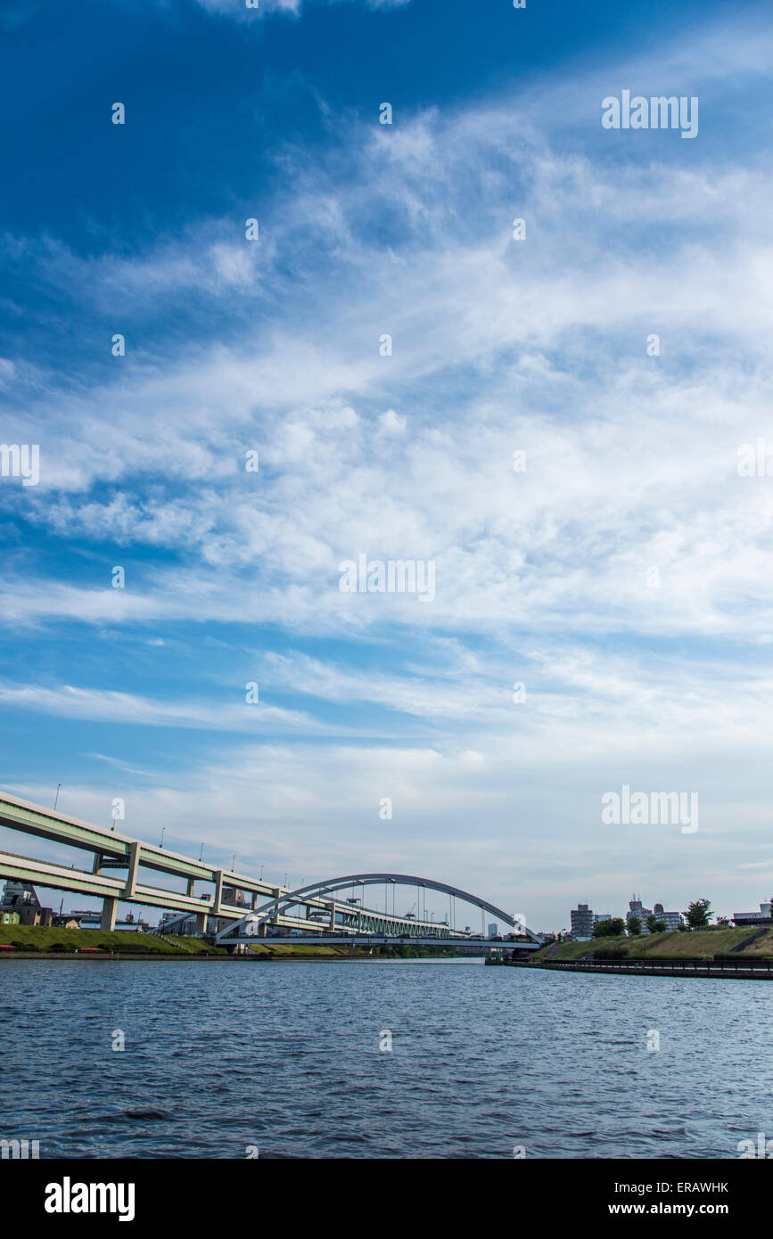 Toyoshimabashi Bridge,Sumida River,Tokyo,Japan Stock Photo - Alamy