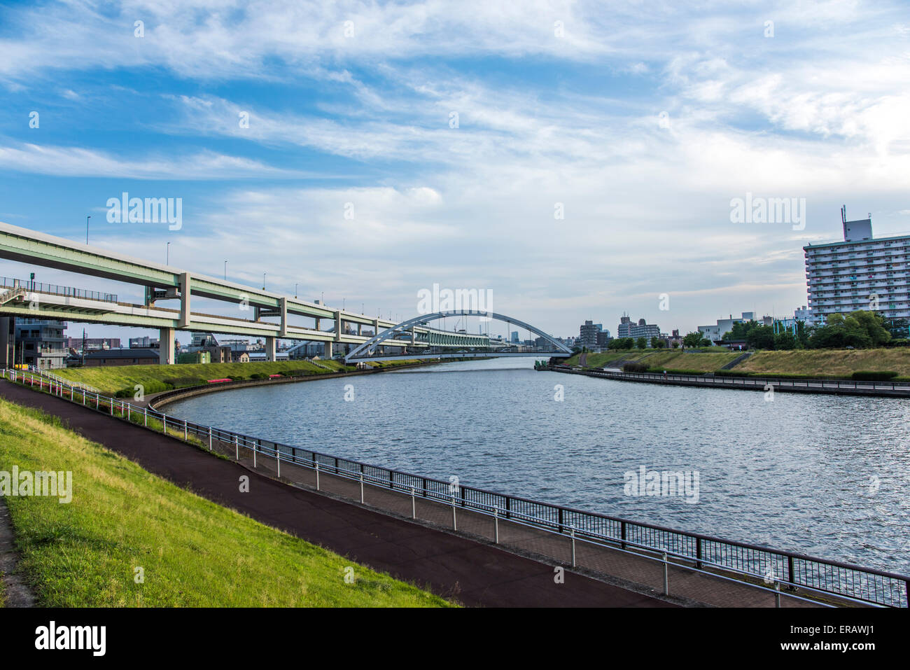 Toyoshimabashi Bridge,Sumida River,Tokyo,Japan Stock Photo - Alamy