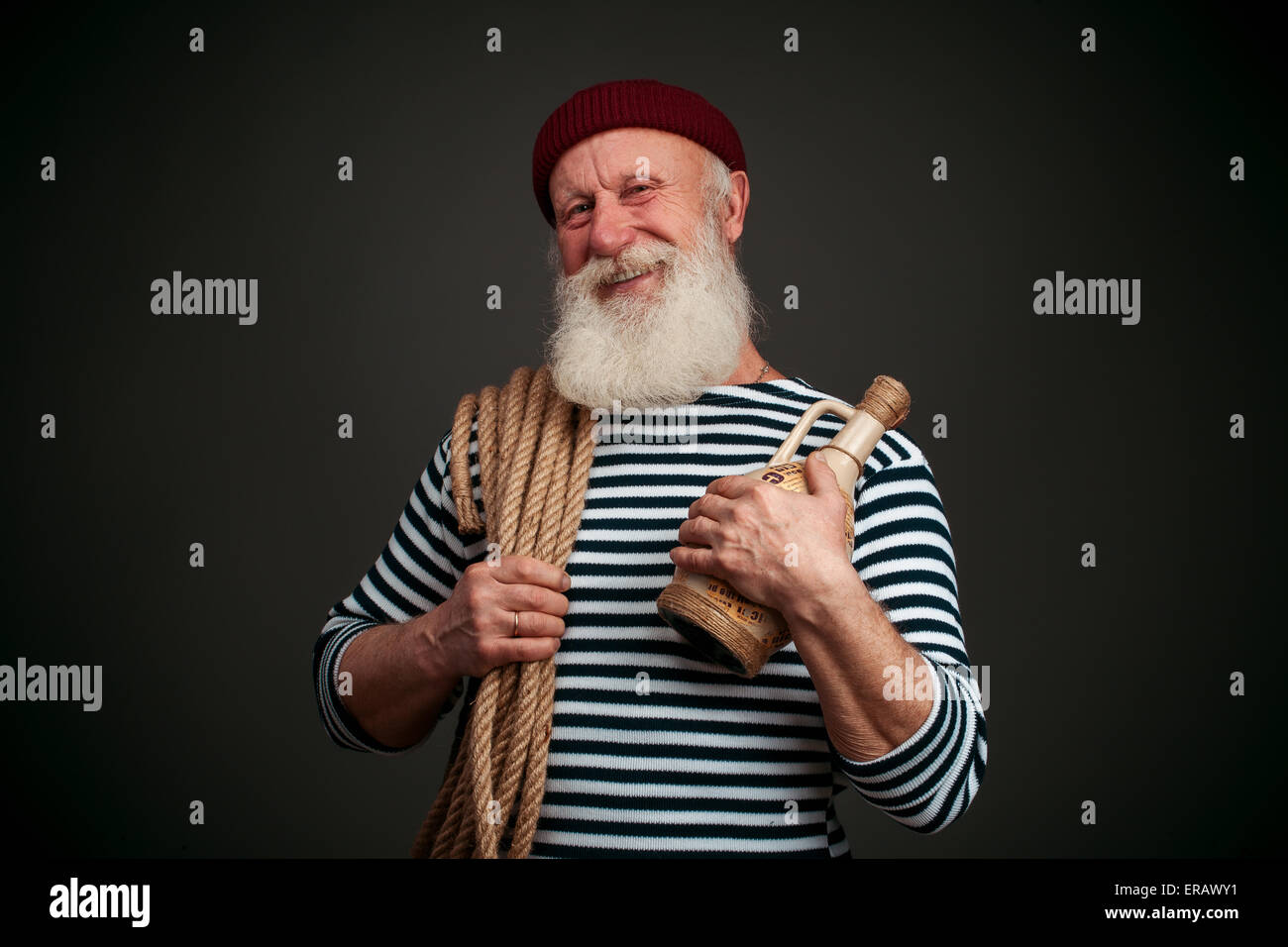 Handsome sailor isolated. Seaman Stock Photo - Alamy