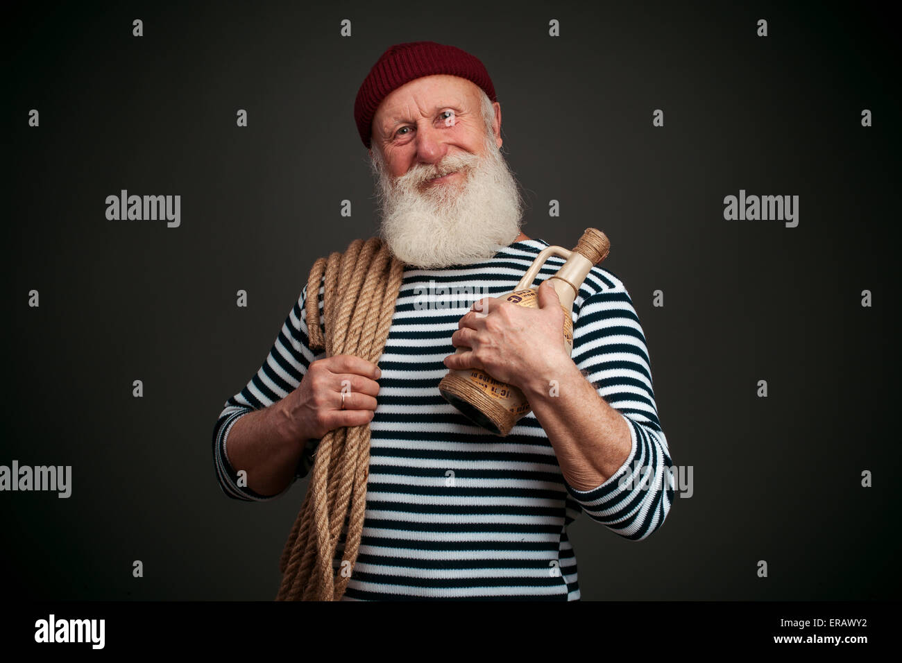 Handsome sailor isolated. Seaman Stock Photo - Alamy