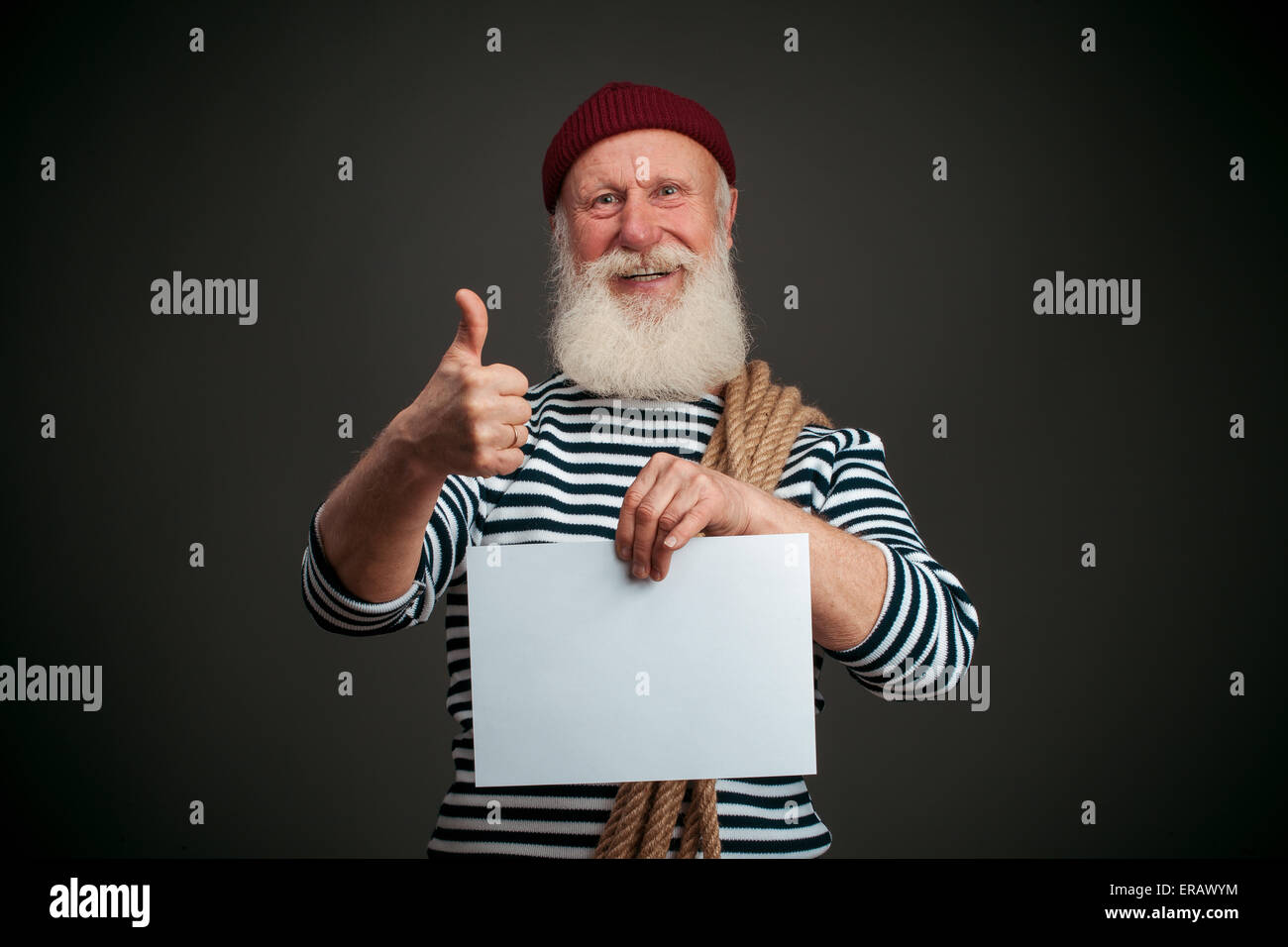 Handsome sailor isolated. Seaman Stock Photo - Alamy