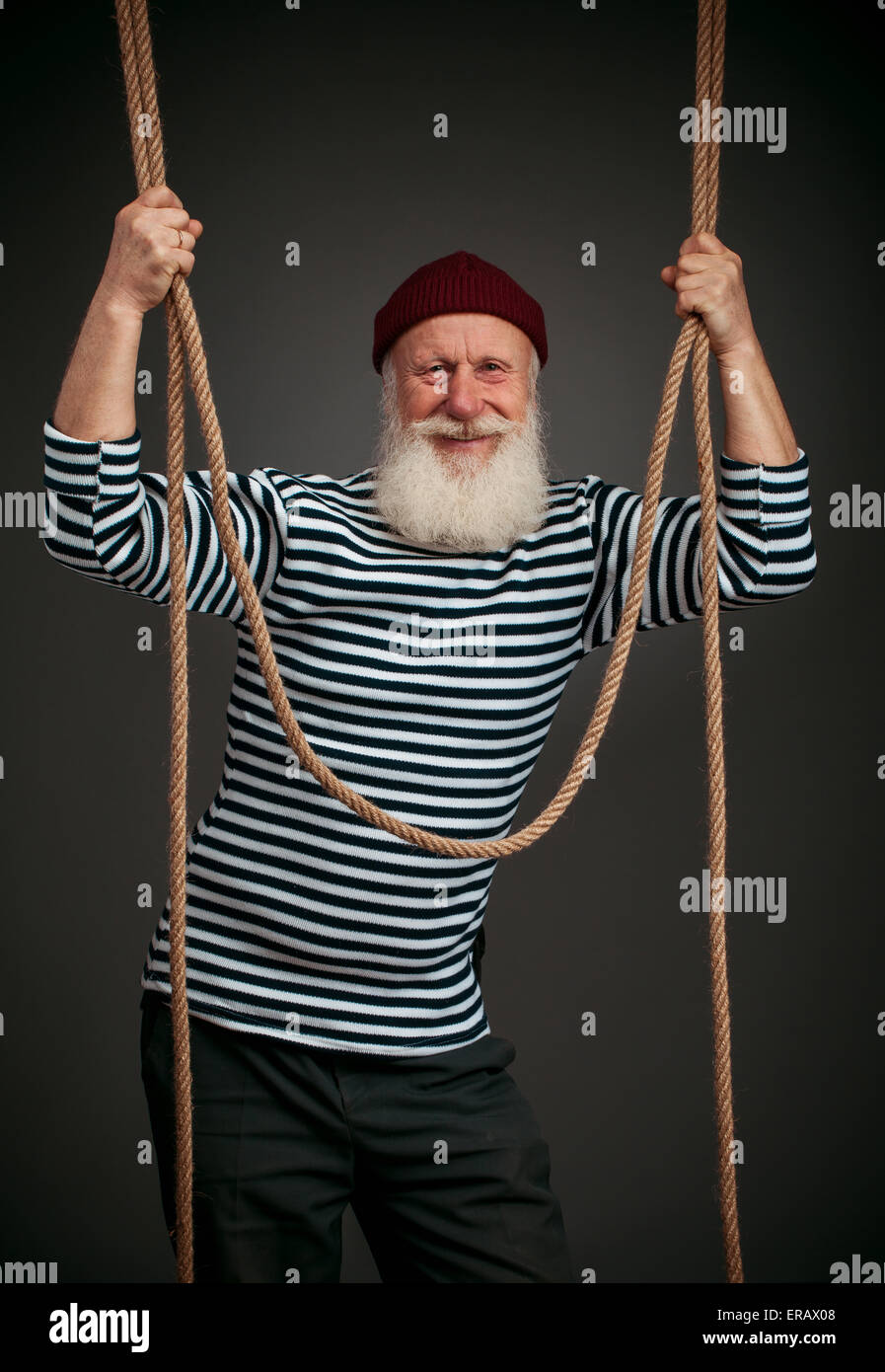 Handsome sailor isolated. Seaman Stock Photo - Alamy