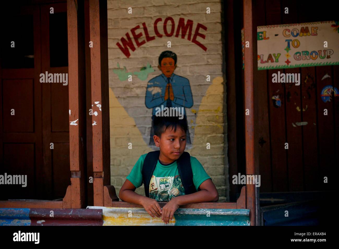 Earthquake affected school classroom hi-res stock photography and ...