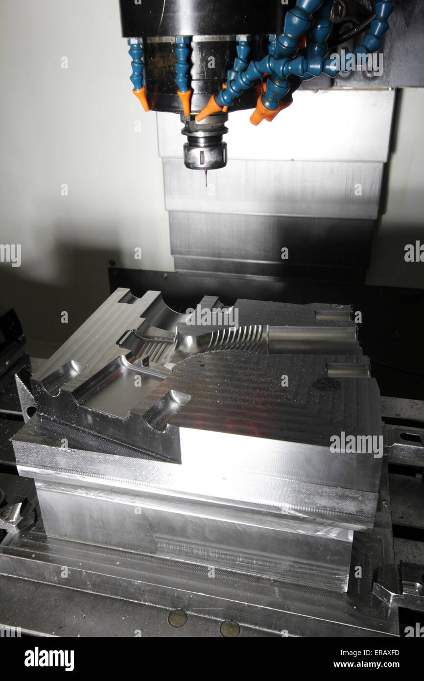 CNC lathe processing Stock Photo - Alamy