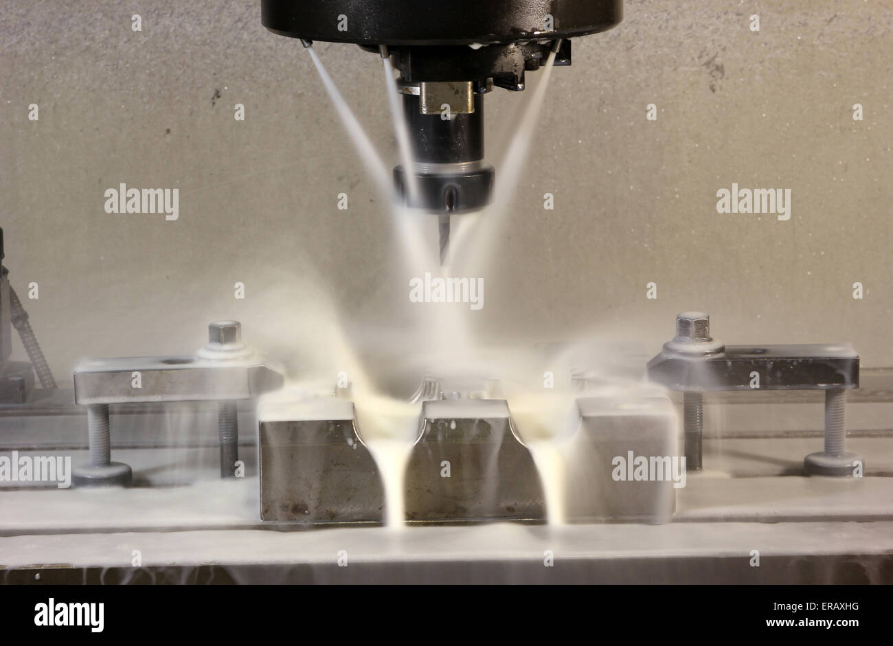 CNC lathe processing Stock Photo - Alamy