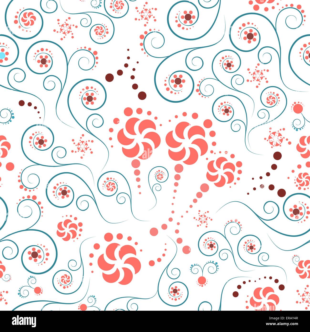 Vector seamless texture spirals Stock Vector Images - Alamy