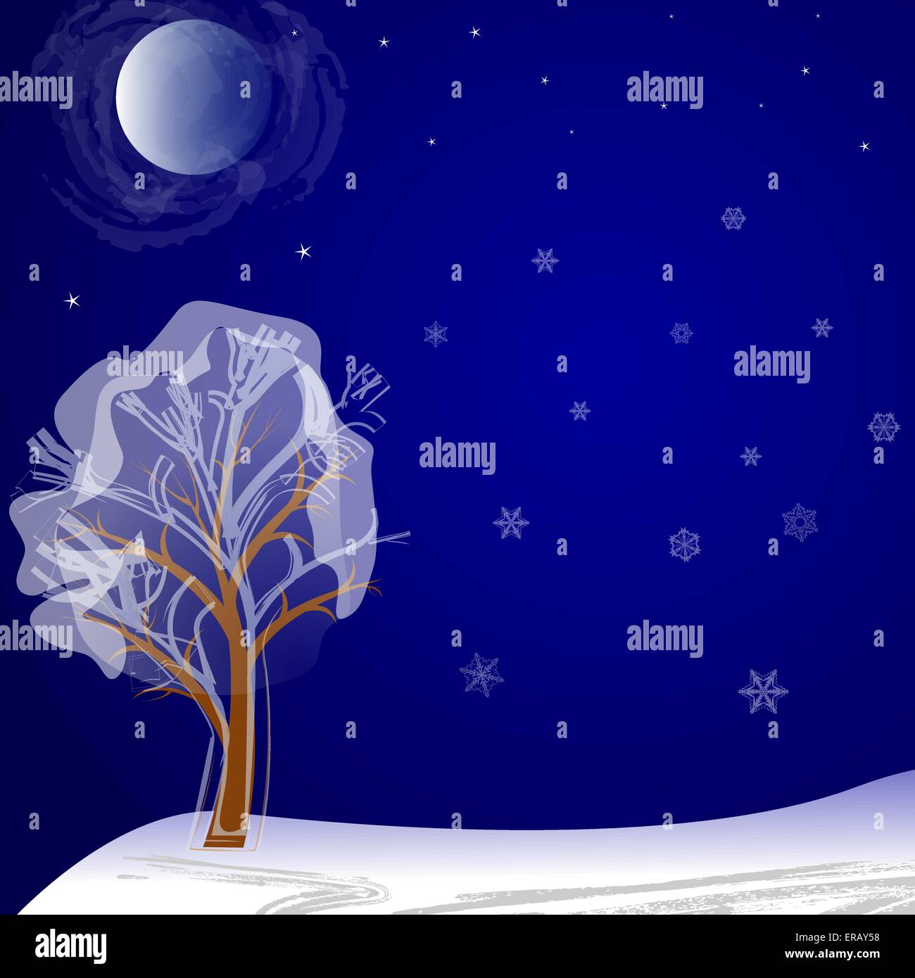 Moon under tree hi-res stock photography and images - Alamy