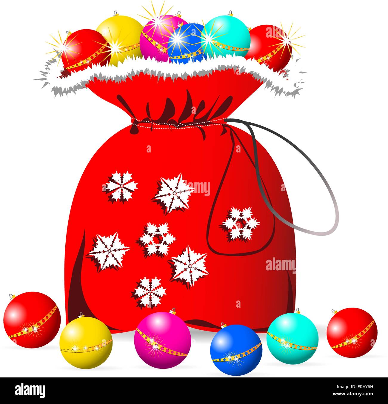 Father christmas vector vectors hi-res stock photography and images - Alamy
