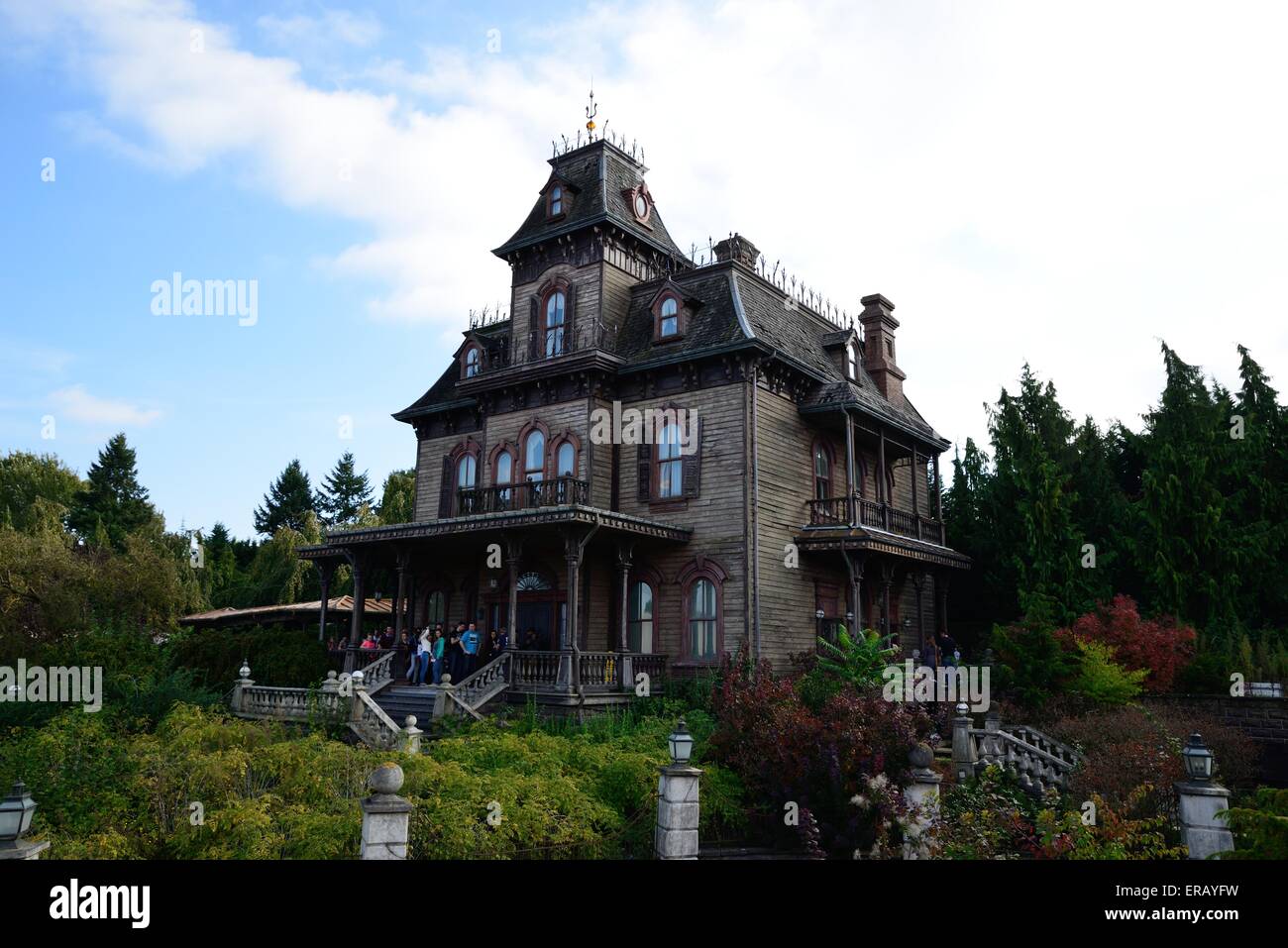 Phantom Manor at Disneyland Paris Stock Photo - Alamy