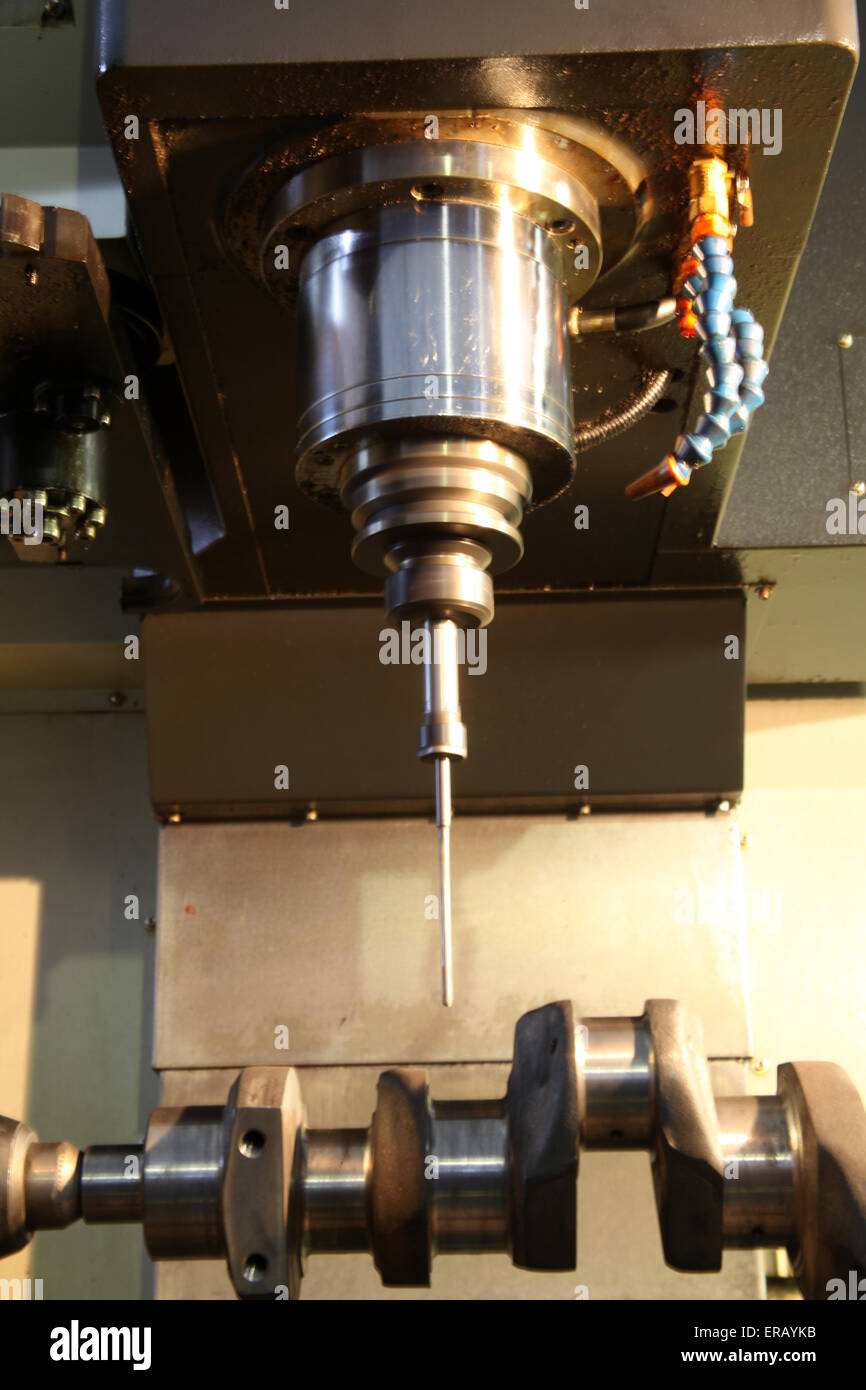 CNC lathe processing Stock Photo - Alamy