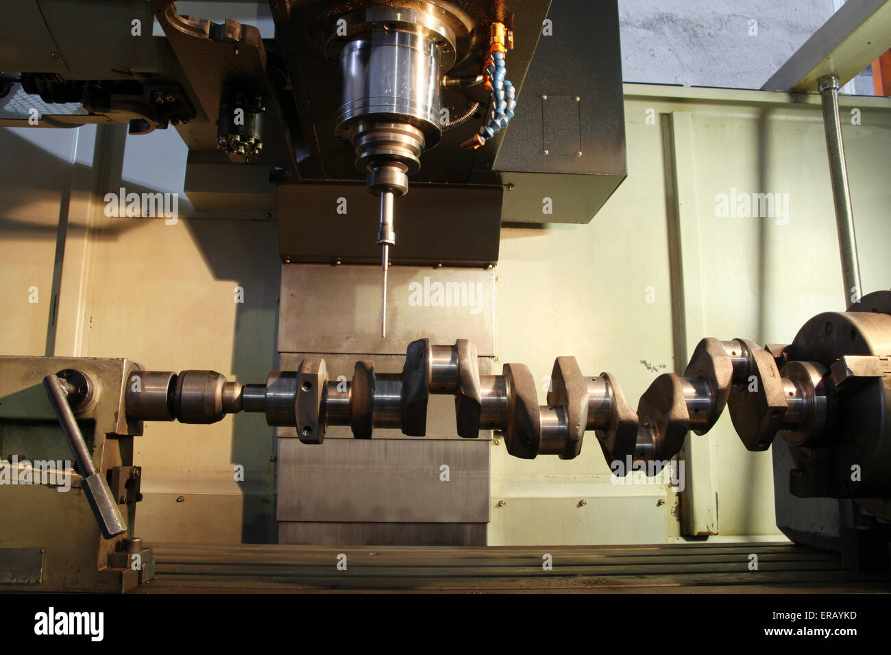 CNC lathe processing Stock Photo - Alamy