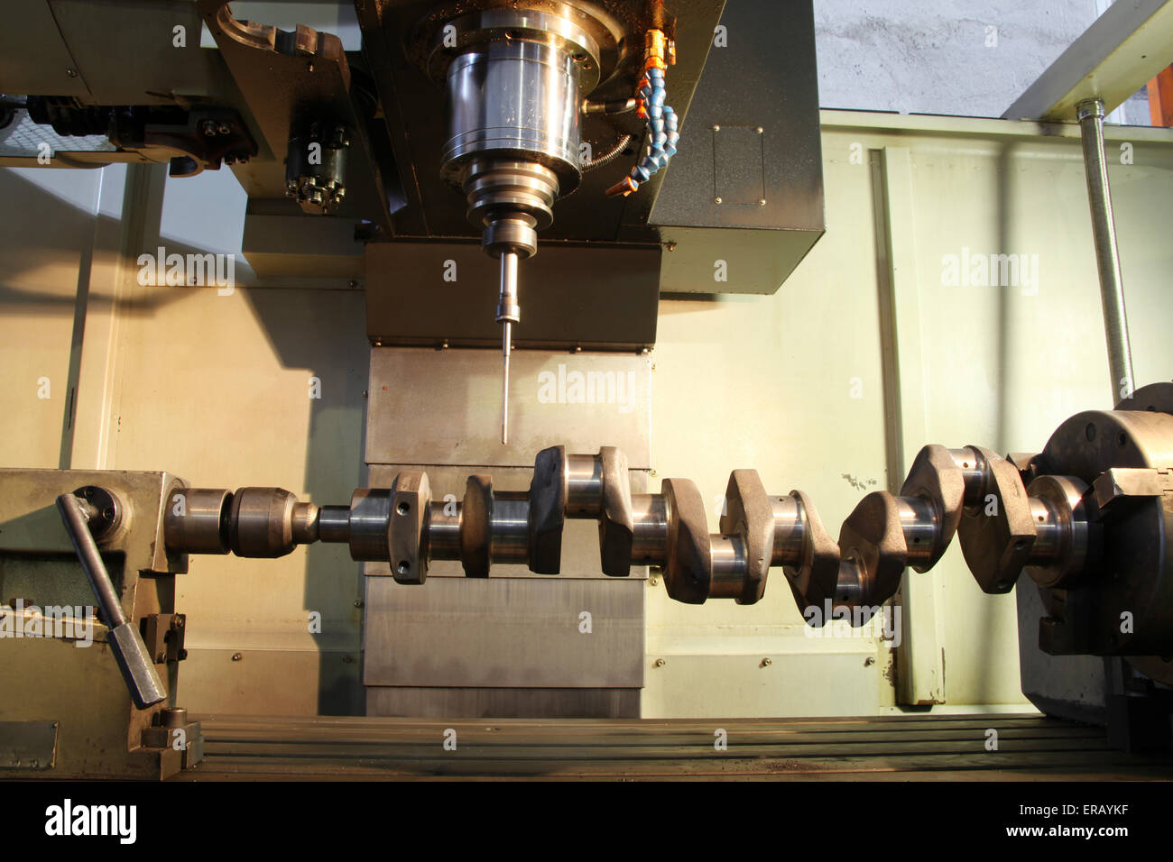 CNC lathe processing Stock Photo - Alamy