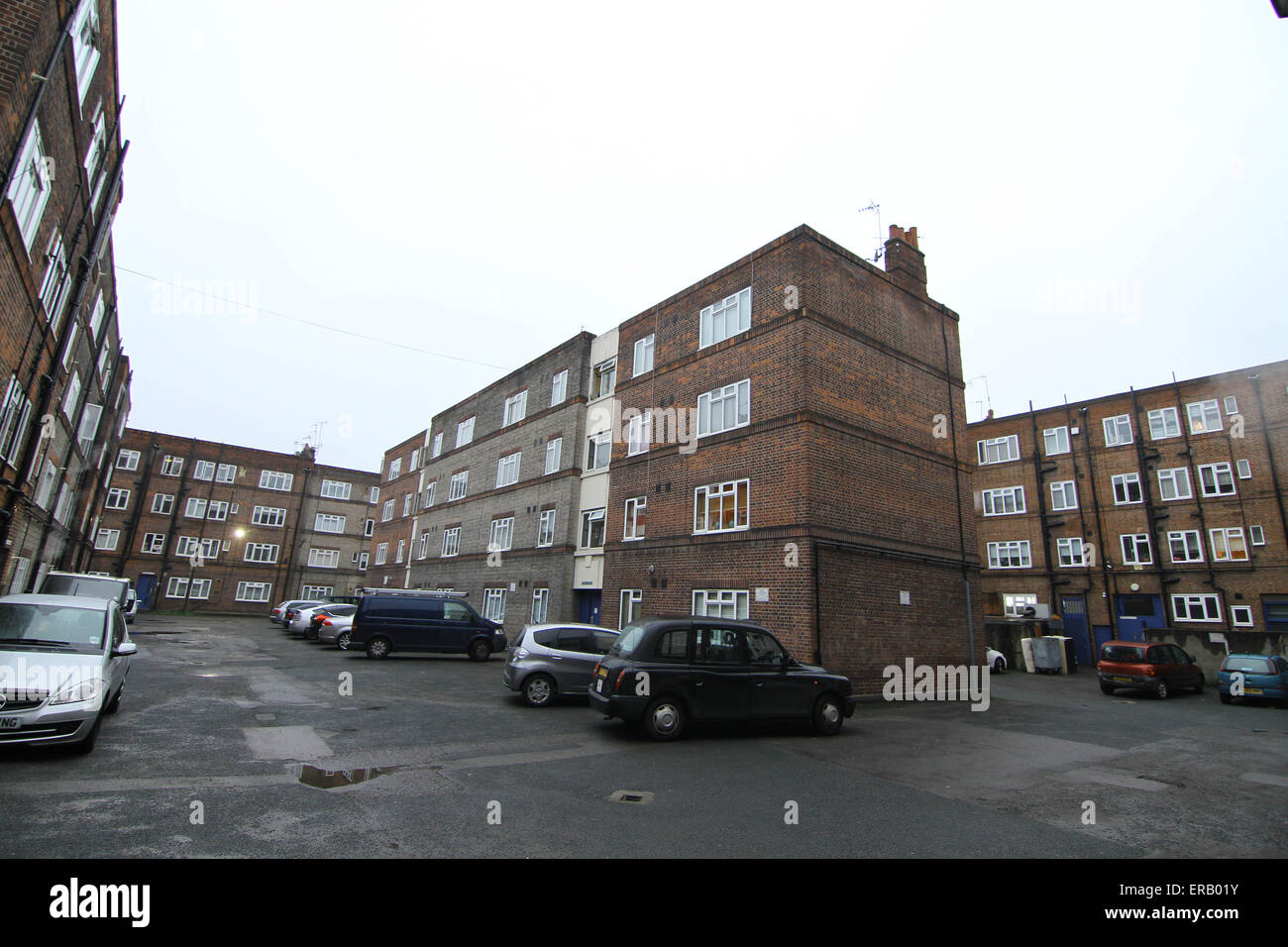 General view of the New Era Estate in Hoxton, East London. Edward ...