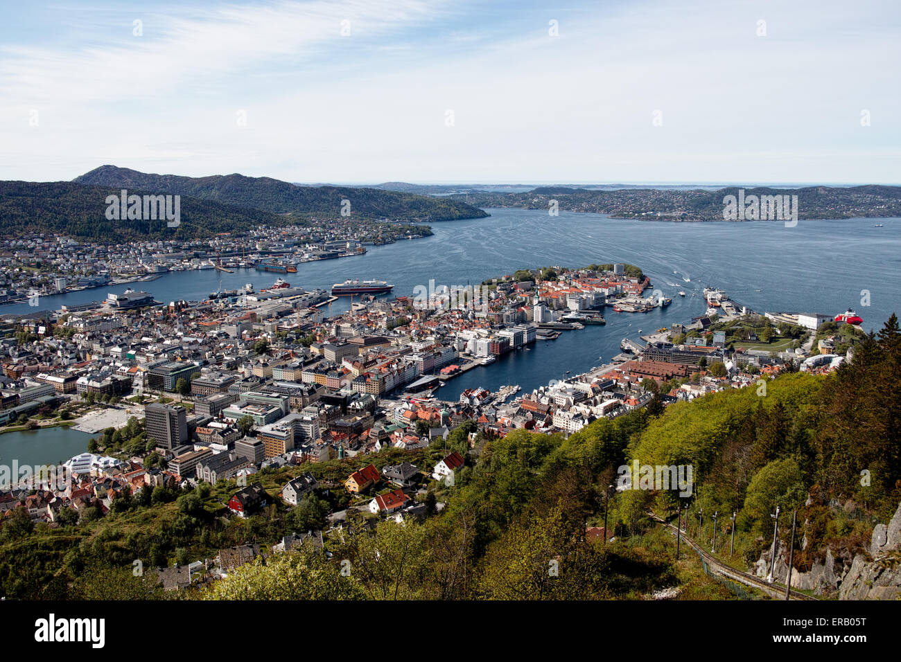 Bergen the municipality in Vestland (Hordaland) on the west coast of ...