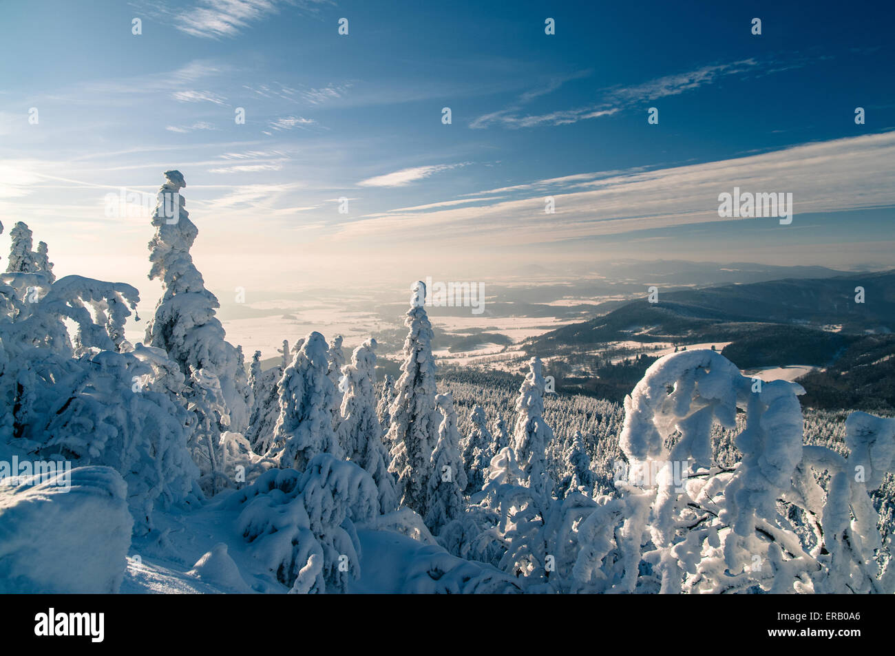 Mountain view landscape Stock Photo - Alamy