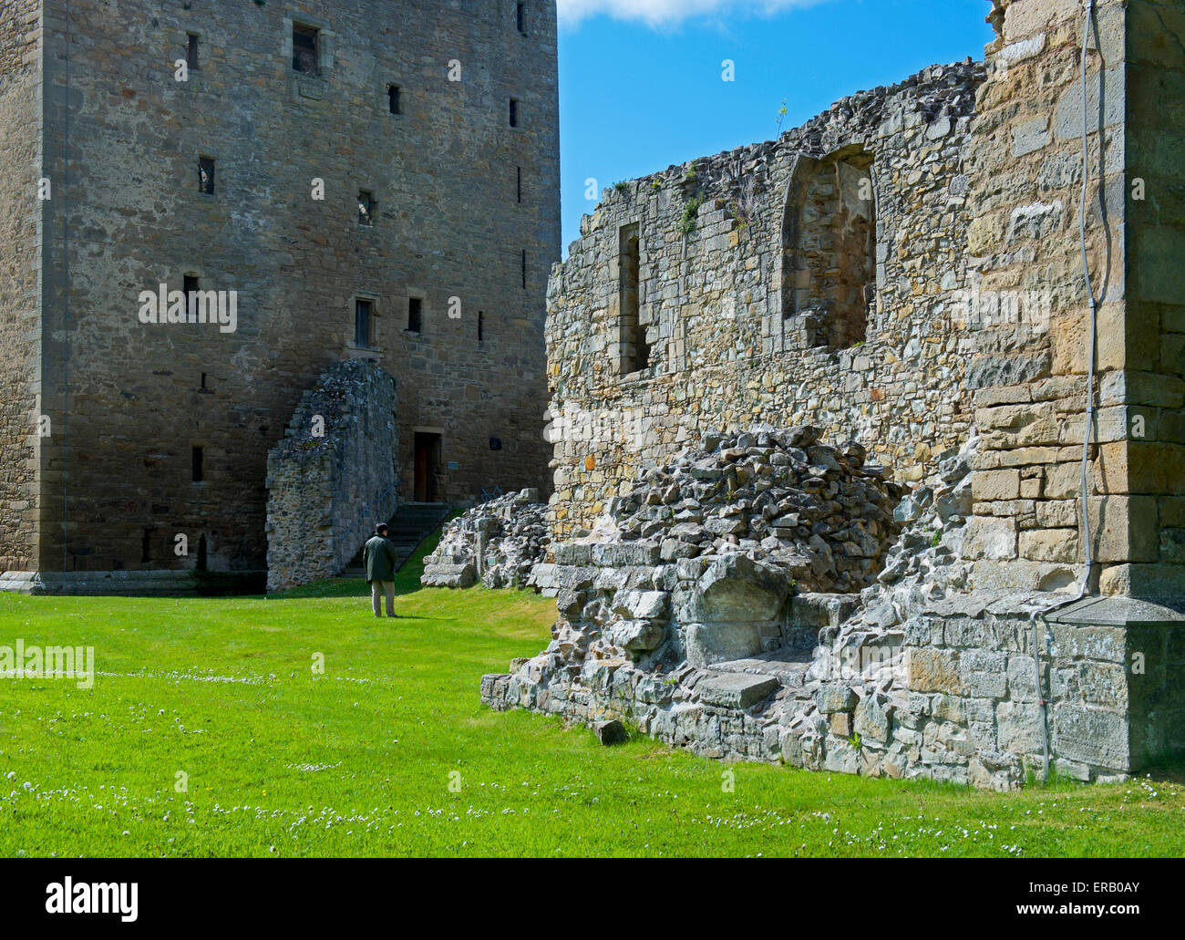 Spynie Palace, near Elgin, Moray, Scotland UK Stock Photo - Alamy