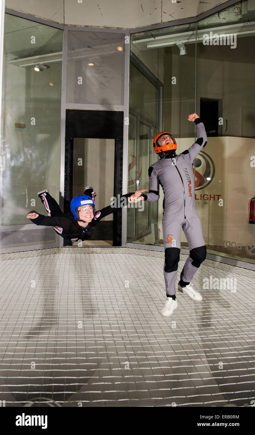 Bodyflight in Stockholm Stock Photo - Alamy