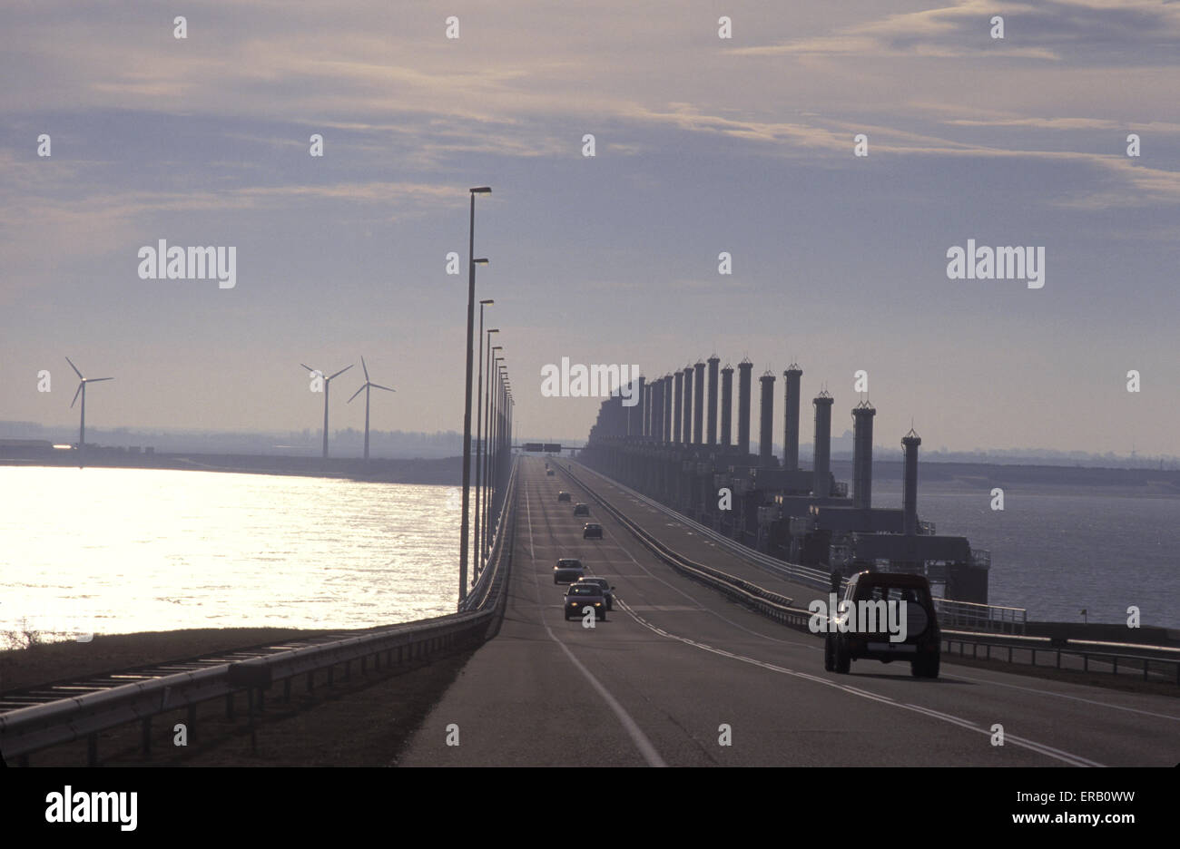 NLD, Netherlands, Deltaproject, the Oosterschelde dam between Schouwen ...