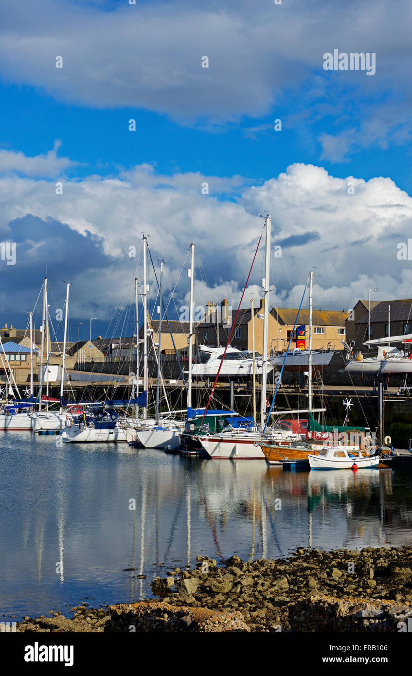 Boats in the marina, Lossiemouth, Moray, Scotland Stock Photo - Alamy