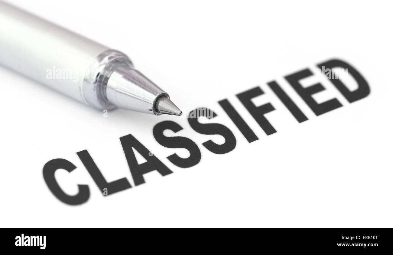 Classified stamp hi-res stock photography and images - Alamy