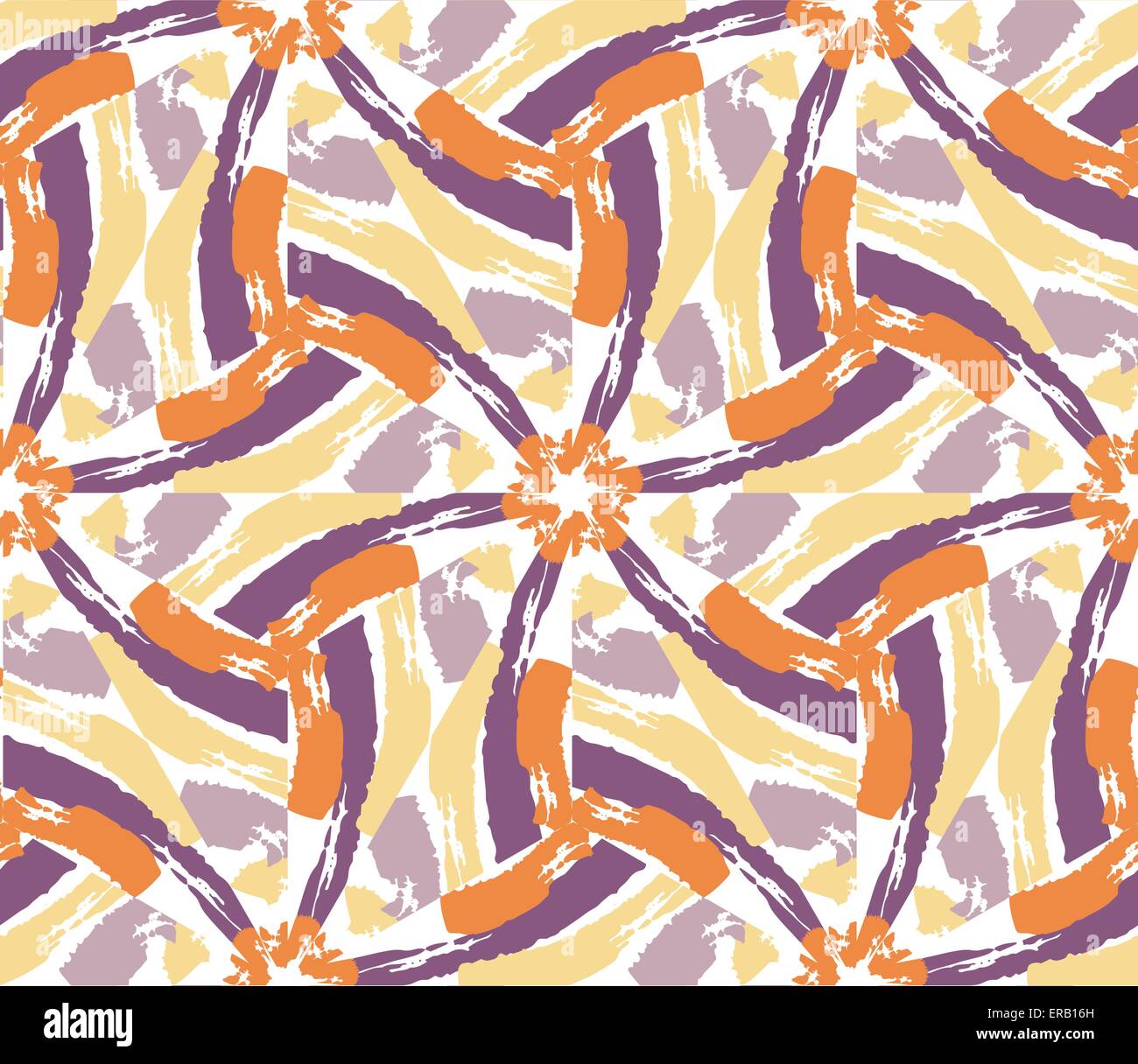 Hand drawn painted seamless pattern Stock Vector Image & Art - Alamy