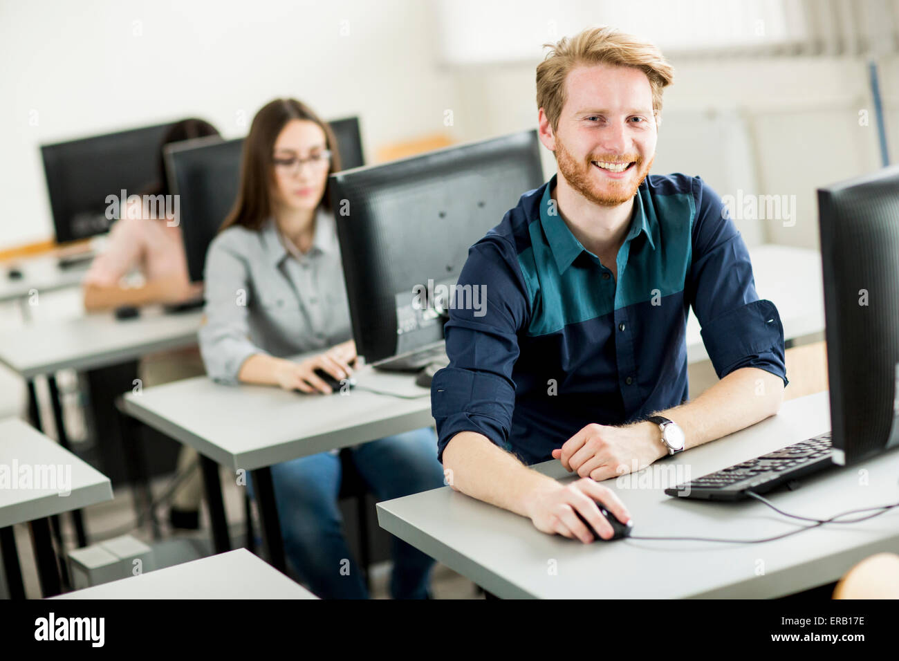 Students in the classroom Stock Photo - Alamy