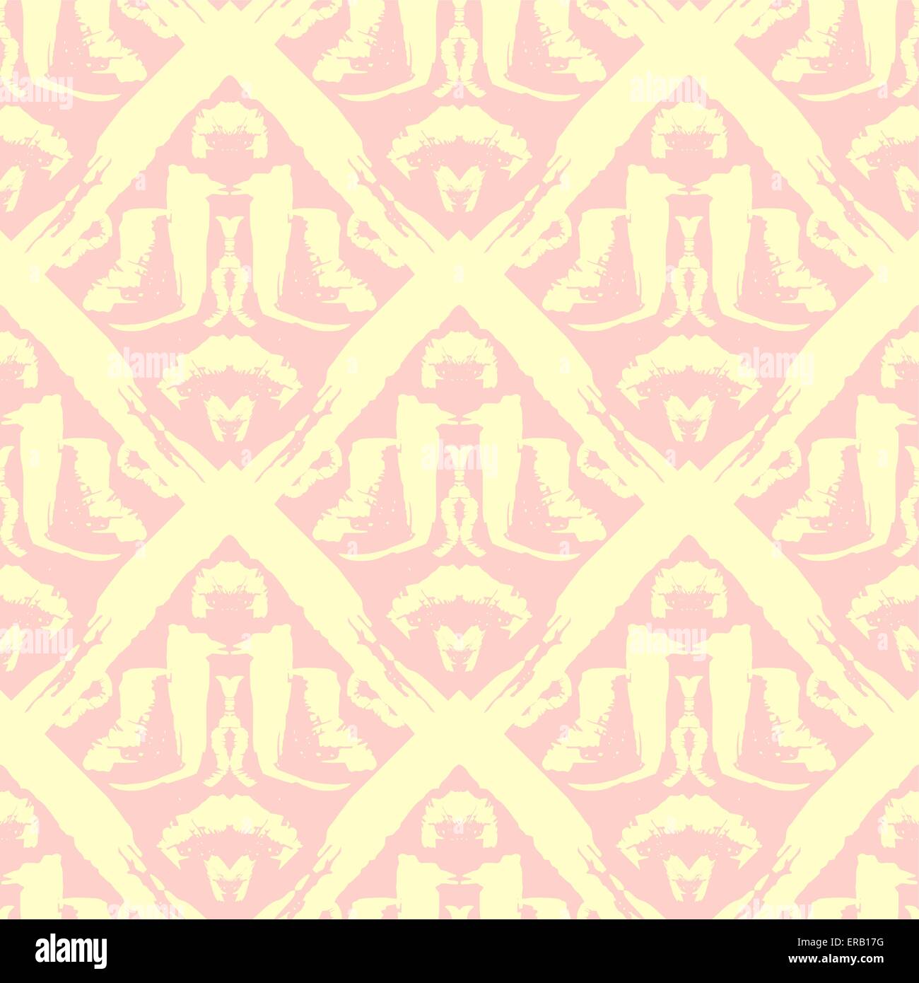 Hand drawn painted seamless pattern Stock Vector Image & Art - Alamy