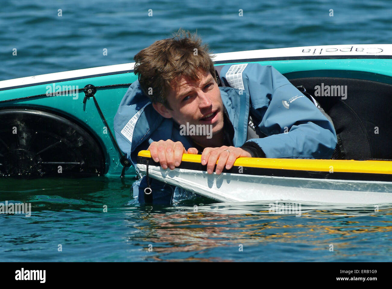 Sea kayaking off the coast of Anglesey, Wales, UK Stock Photo - Alamy