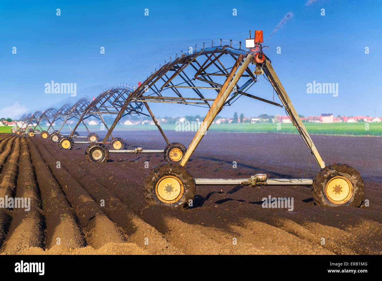 Large automated irrigation system hi-res stock photography and images ...