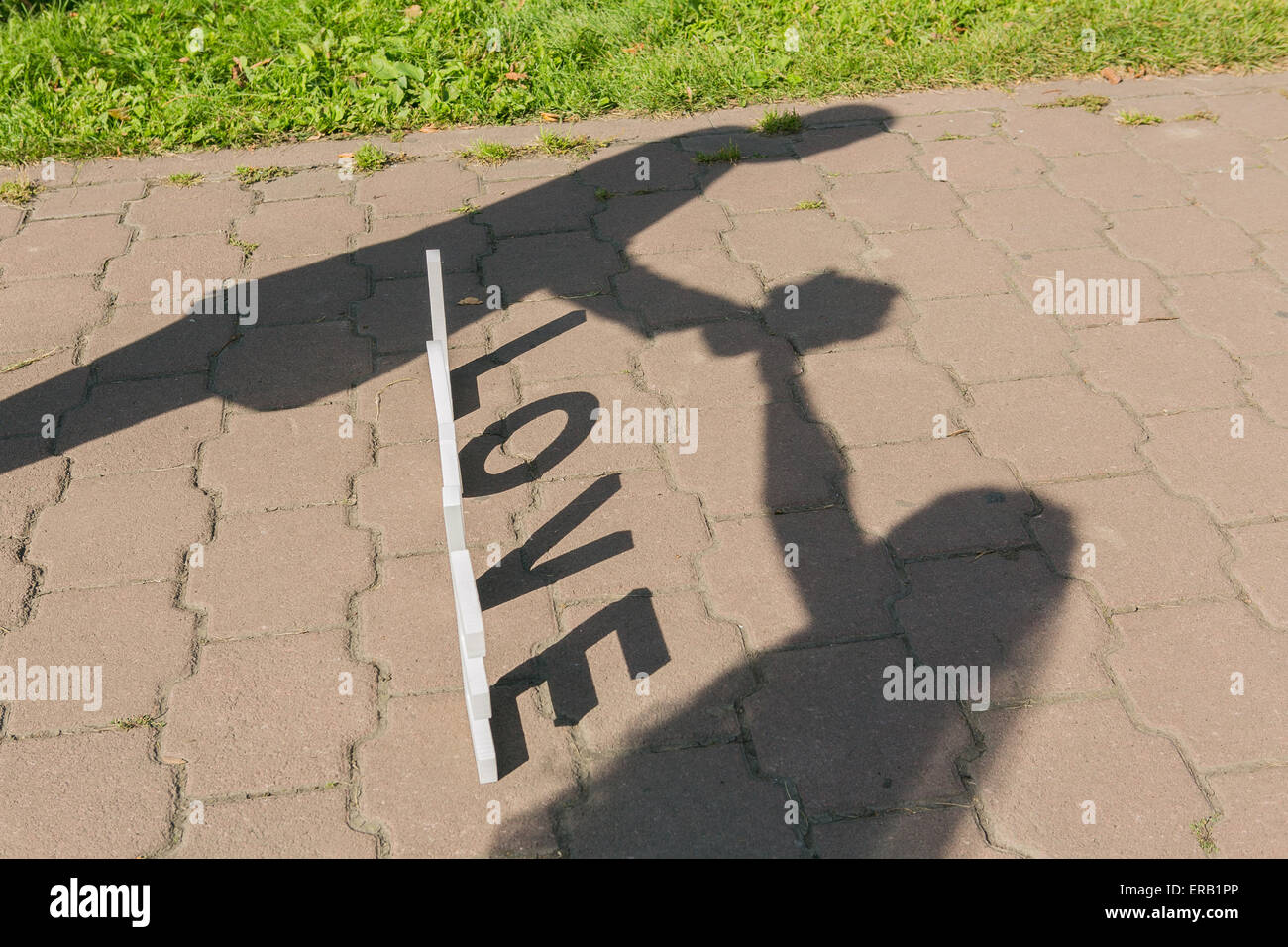 Shadows of love couple Stock Photo - Alamy