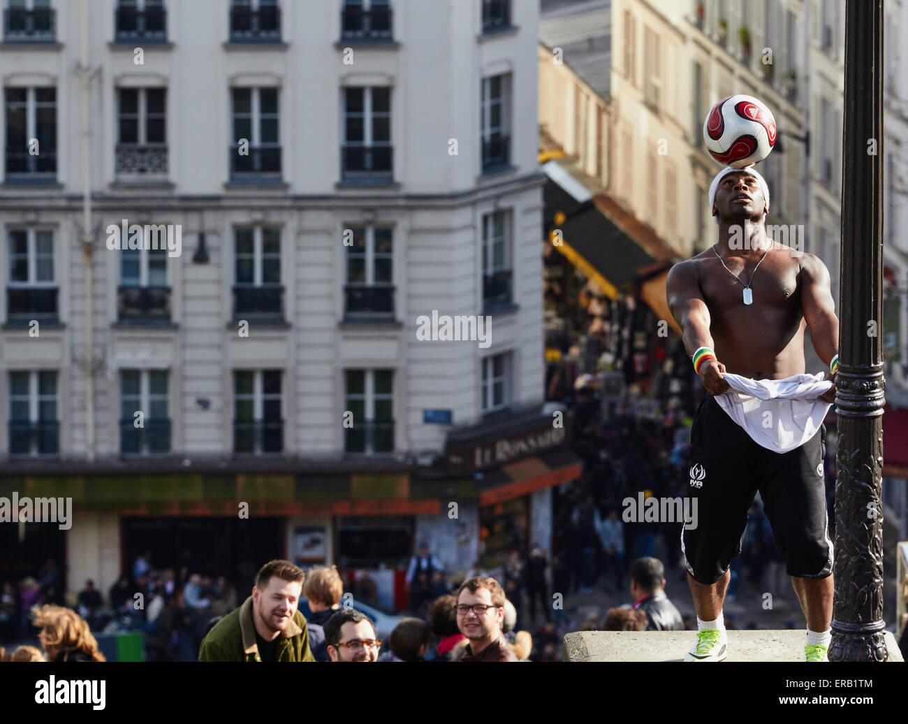 Male balancing head hi-res stock photography and images - Alamy