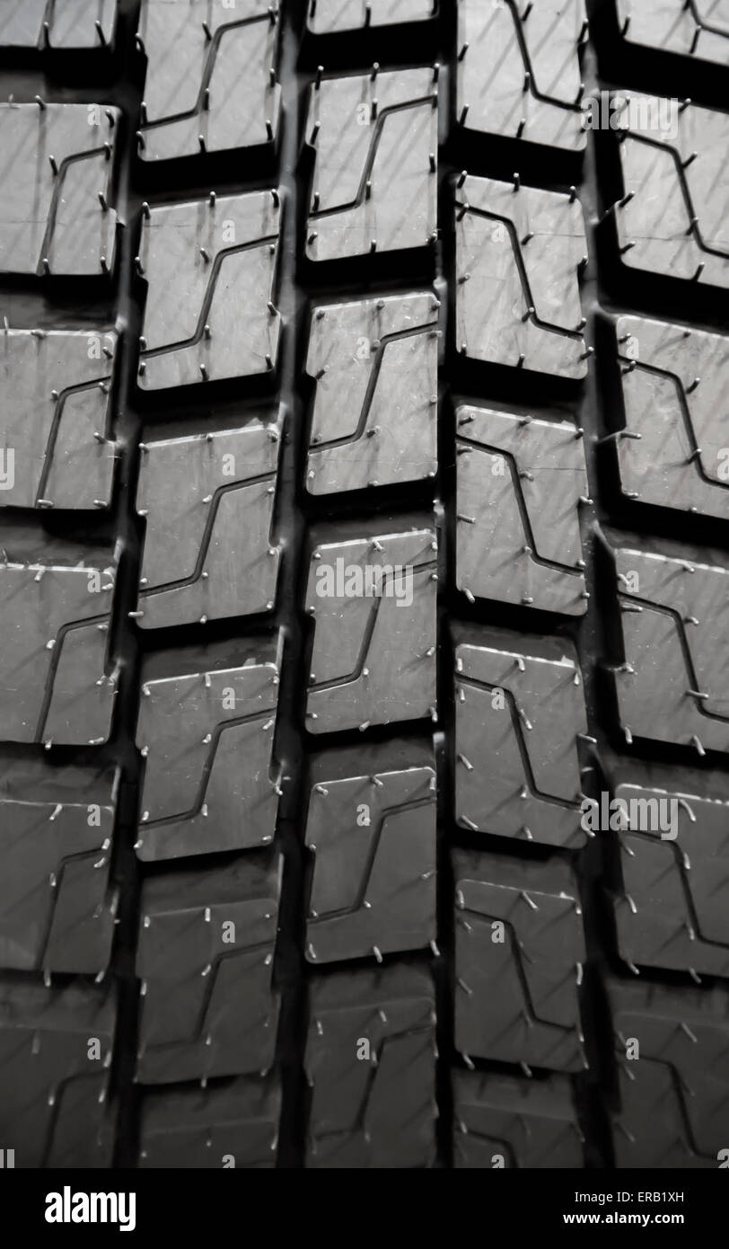 Closeup view at the car tyre Stock Photo - Alamy