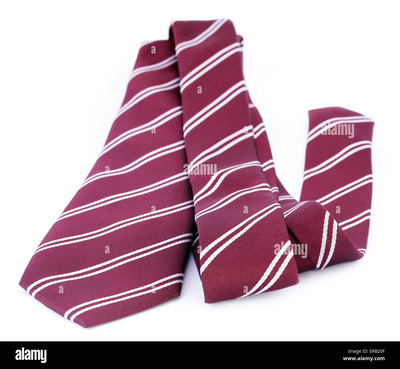Close up of a necktie over white background Stock Photo - Alamy
