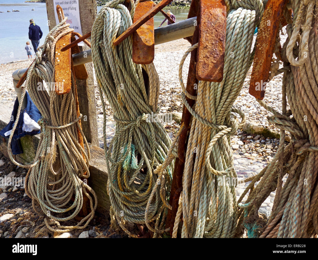 Coils Of Rope Stock Photos & Coils Of Rope Stock Images - Alamy