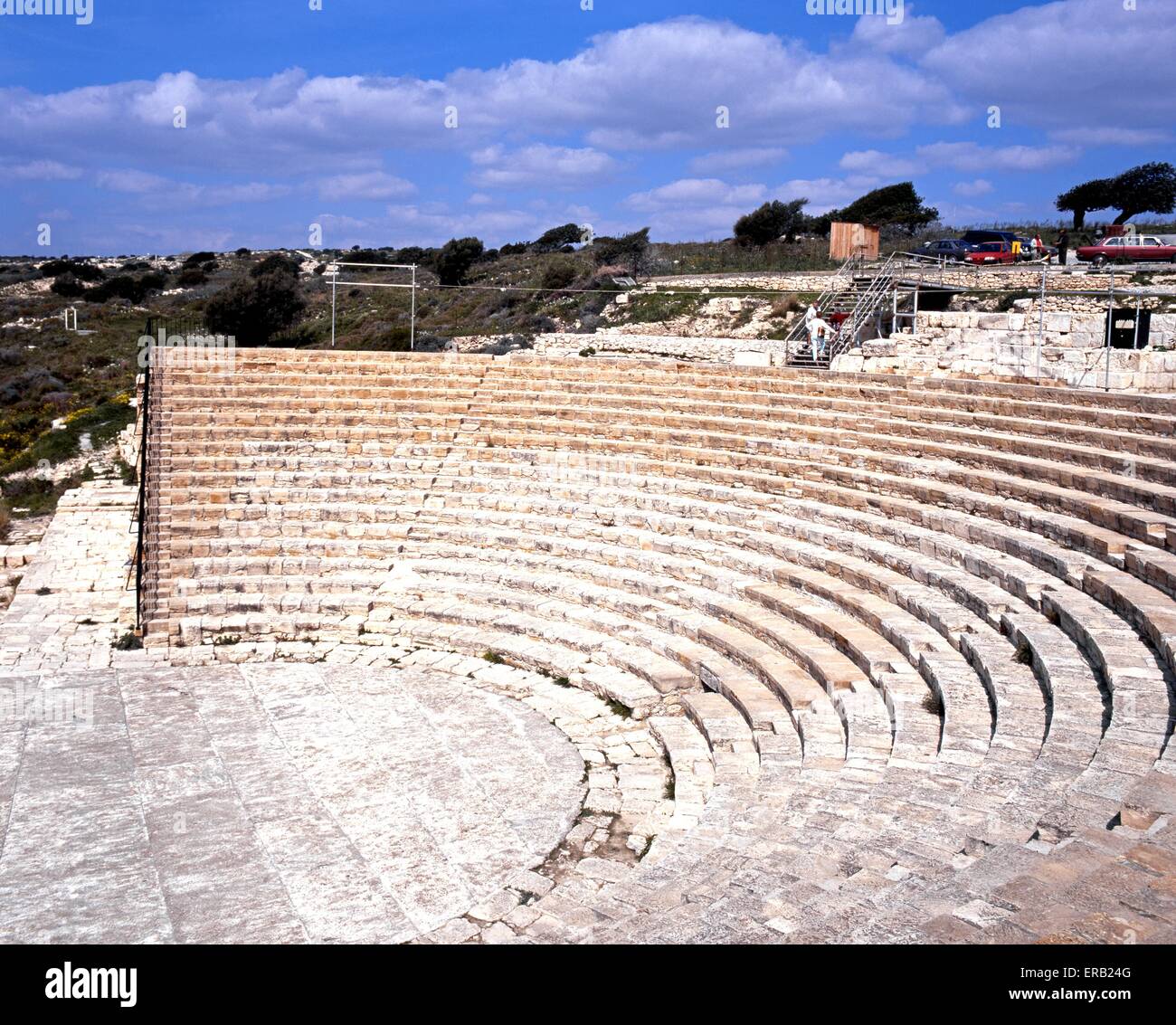 Roman theatre ruin, Kourion, Cyprus Stock Photo - Alamy