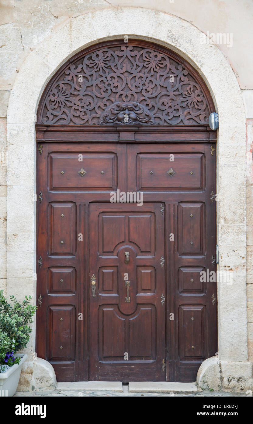 Old door from Bari, Italy Stock Photo - Alamy