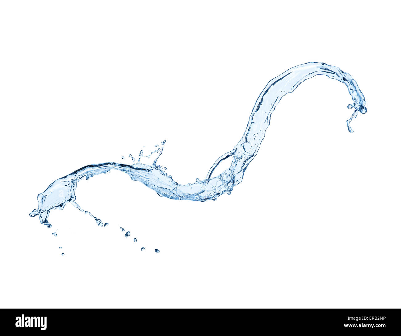 Abstract shape of water splash isolated on white background Stock Photo ...