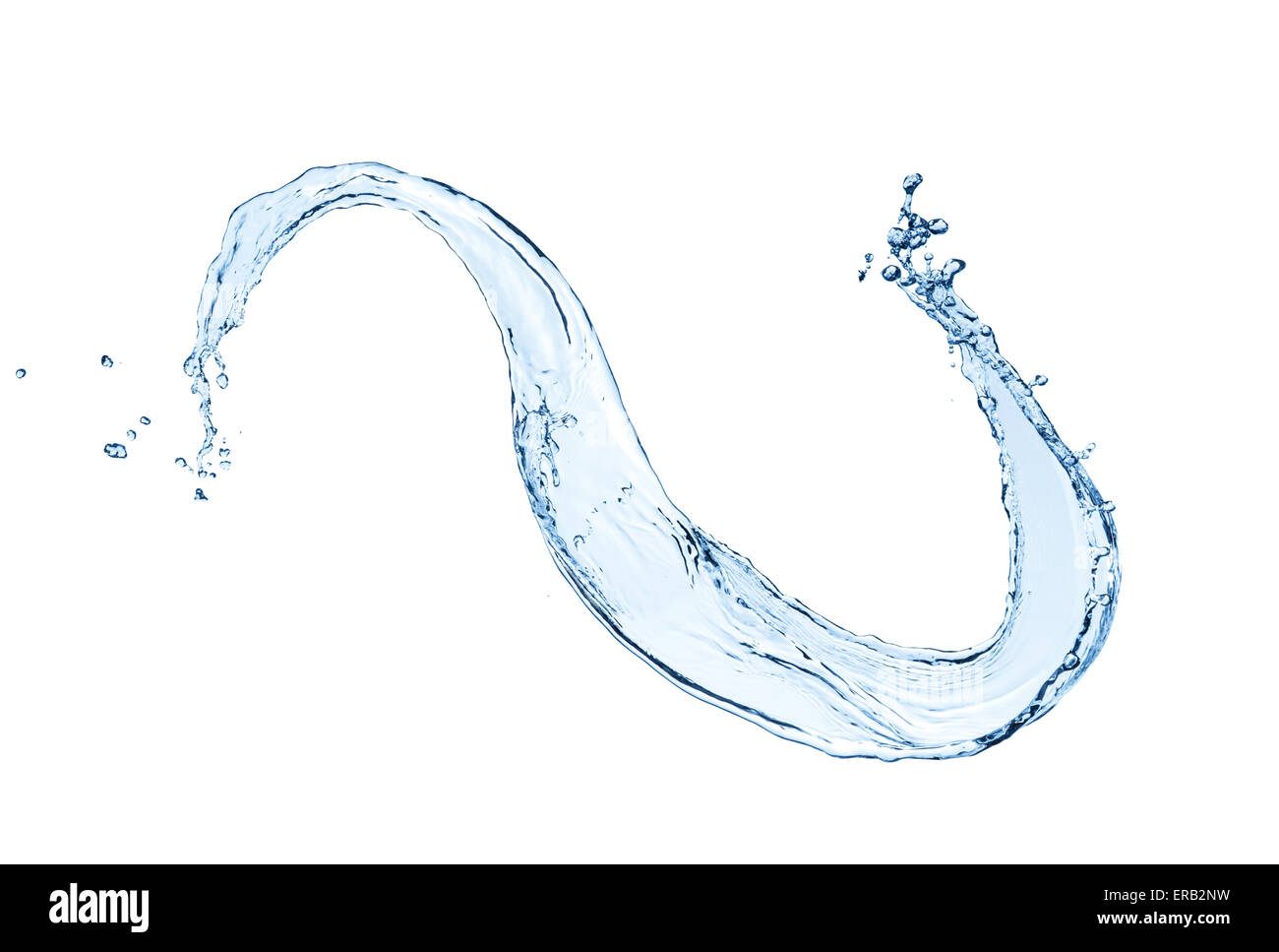 Abstract shape of water splash isolated on white background Stock Photo ...