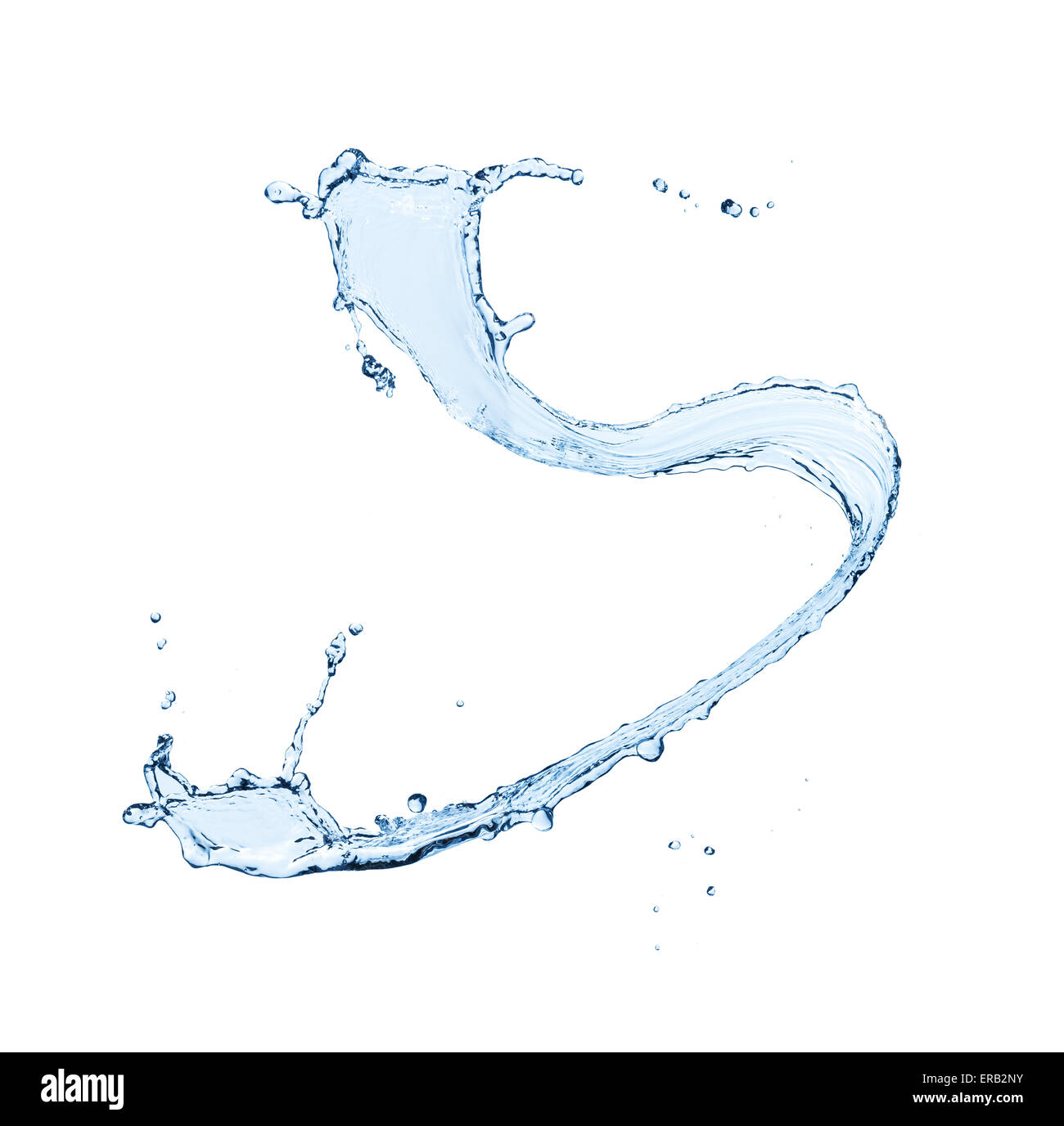 Abstract shape of water splash isolated on white background Stock Photo ...
