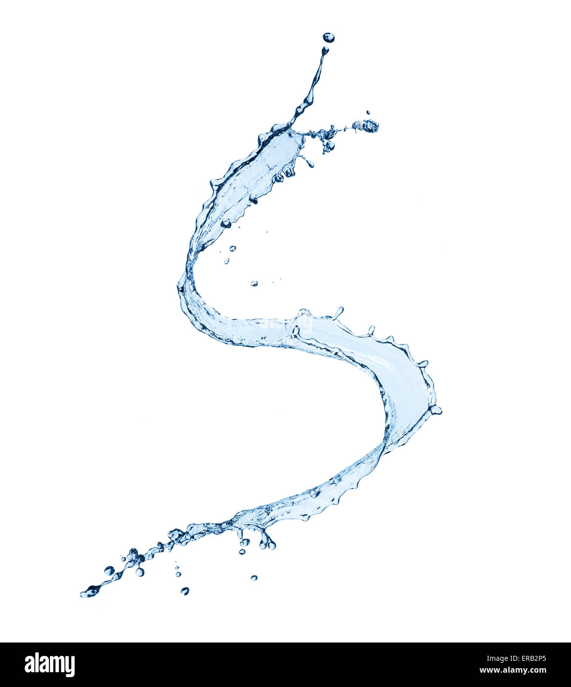 Abstract shape of water splash isolated on white background Stock Photo ...