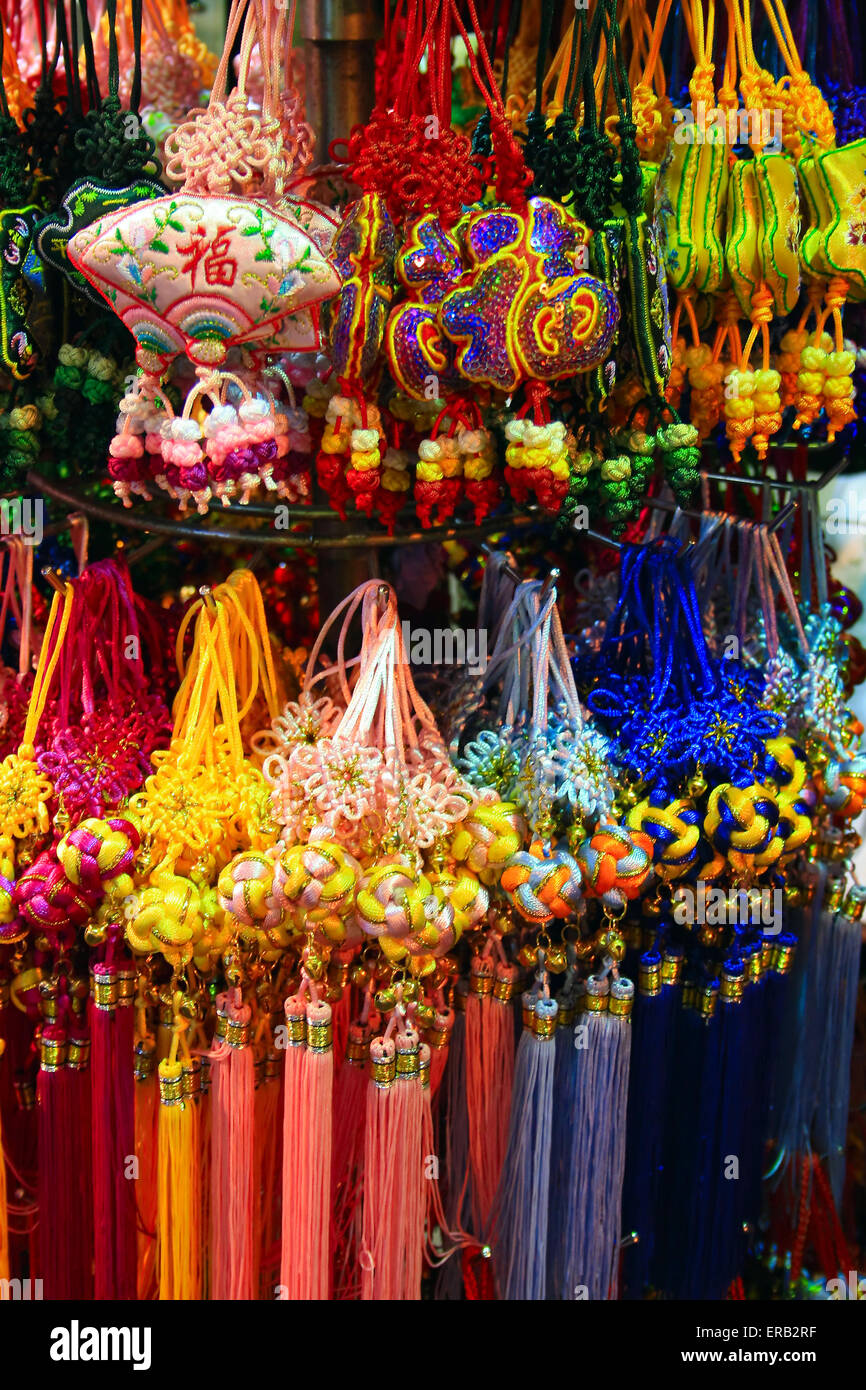 The colorful souvenirs on the counter Stock Photo - Alamy