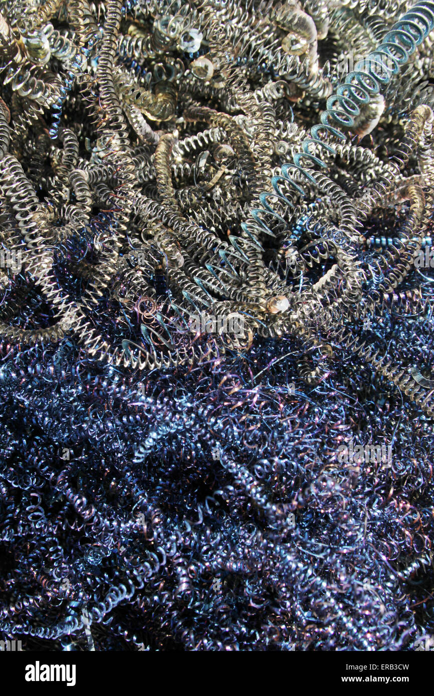 Silver swarf hi-res stock photography and images - Alamy